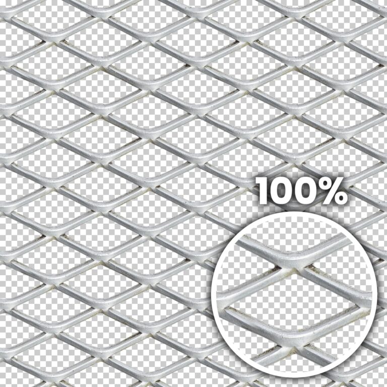 Stretched Metal Mesh - Seamless Texture