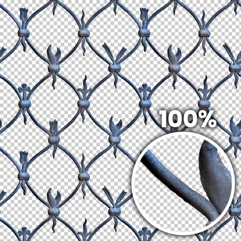 Old Wrought Iron Gate - Seamless Texture