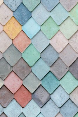 Multi Coloured Tiles - Seamless Texture