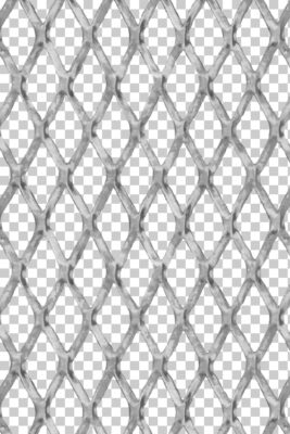 Rough Aluminum Grille Mesh - Seamless Texture