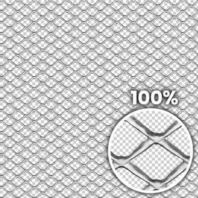 Expanded Aluminum Grille Mesh - Seamless Texture